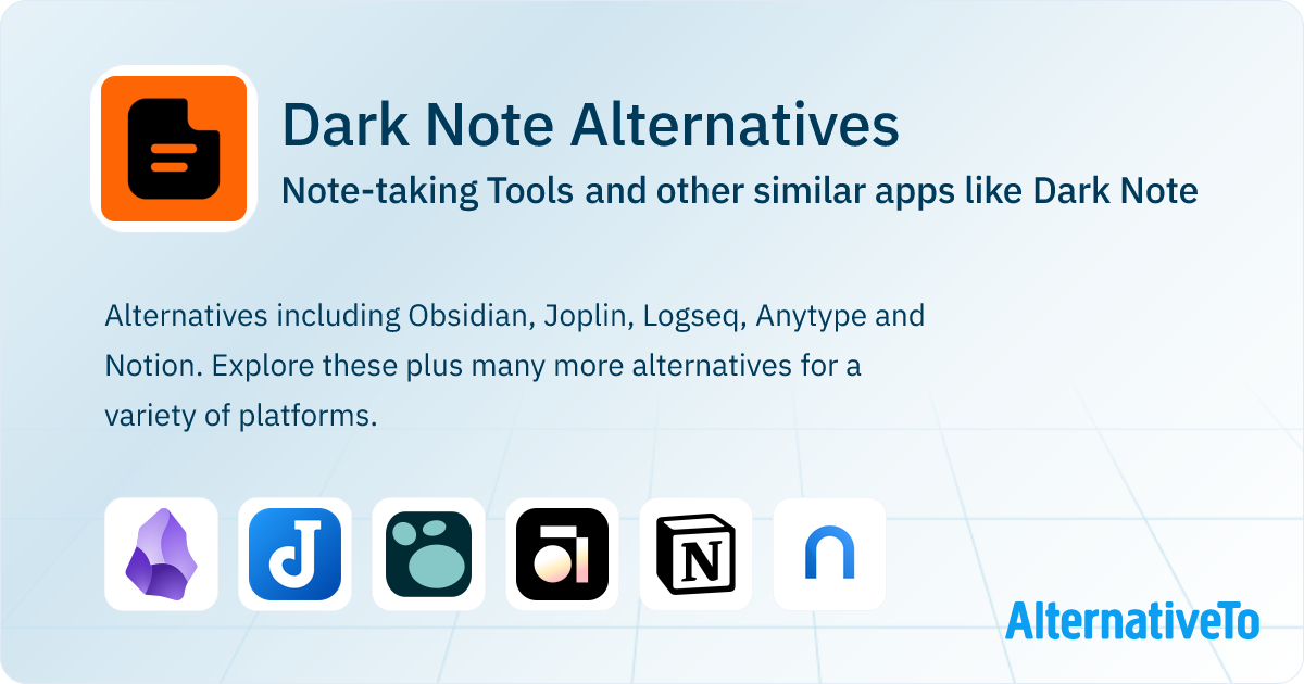Dark Note Alternatives: Top 12 Note-taking Tools & Similar Apps ...