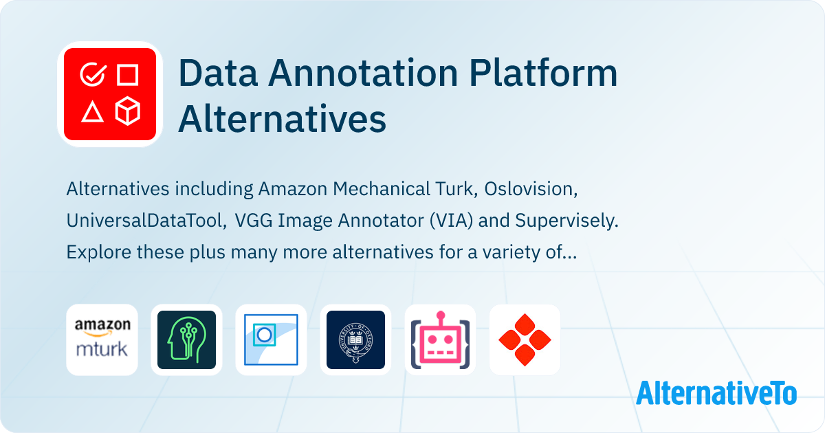 Data Annotation Platform Alternatives - Explore Similar Sites & Apps ...