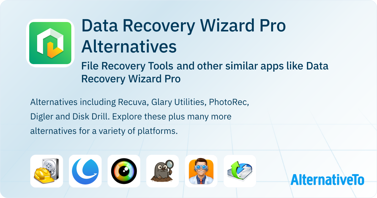 Data Recovery Wizard Pro Alternatives: Top 12 File Recovery Tools ...