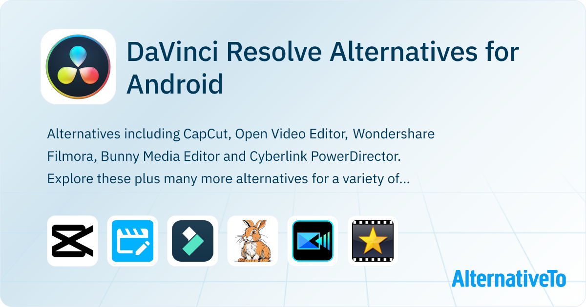 DaVinci Resolve Alternatives for Android: Top 23 Video Editors ...