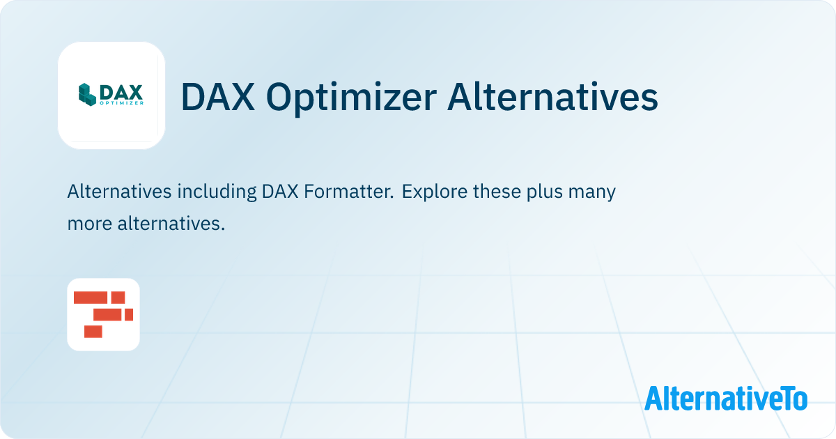 DAX Optimizer Alternatives - Explore Similar Sites & Apps | AlternativeTo