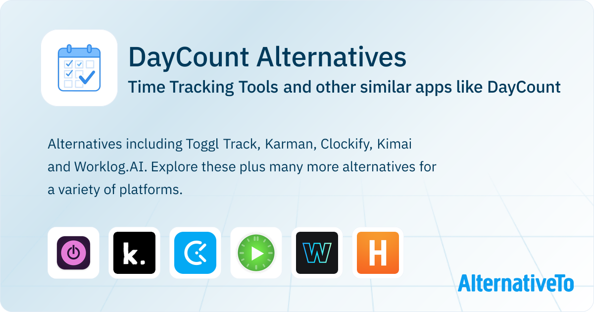 DayCount Alternatives: Top 6 Time Tracking Tools & Similar Apps ...