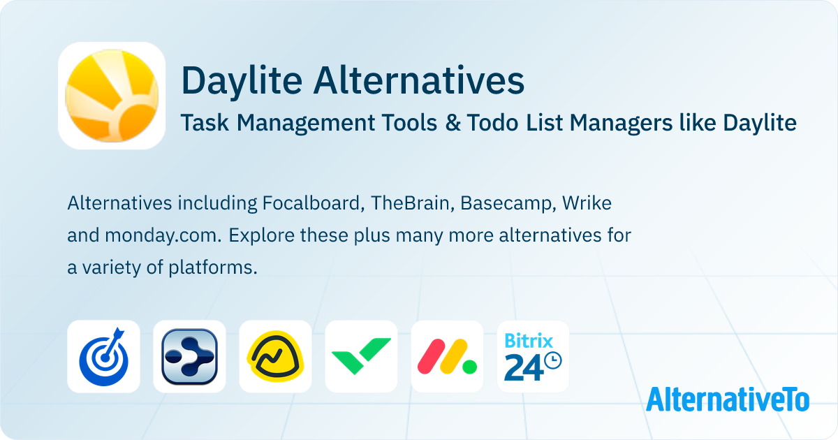Daylite Alternatives: Top 12 Task Management Tools | AlternativeTo