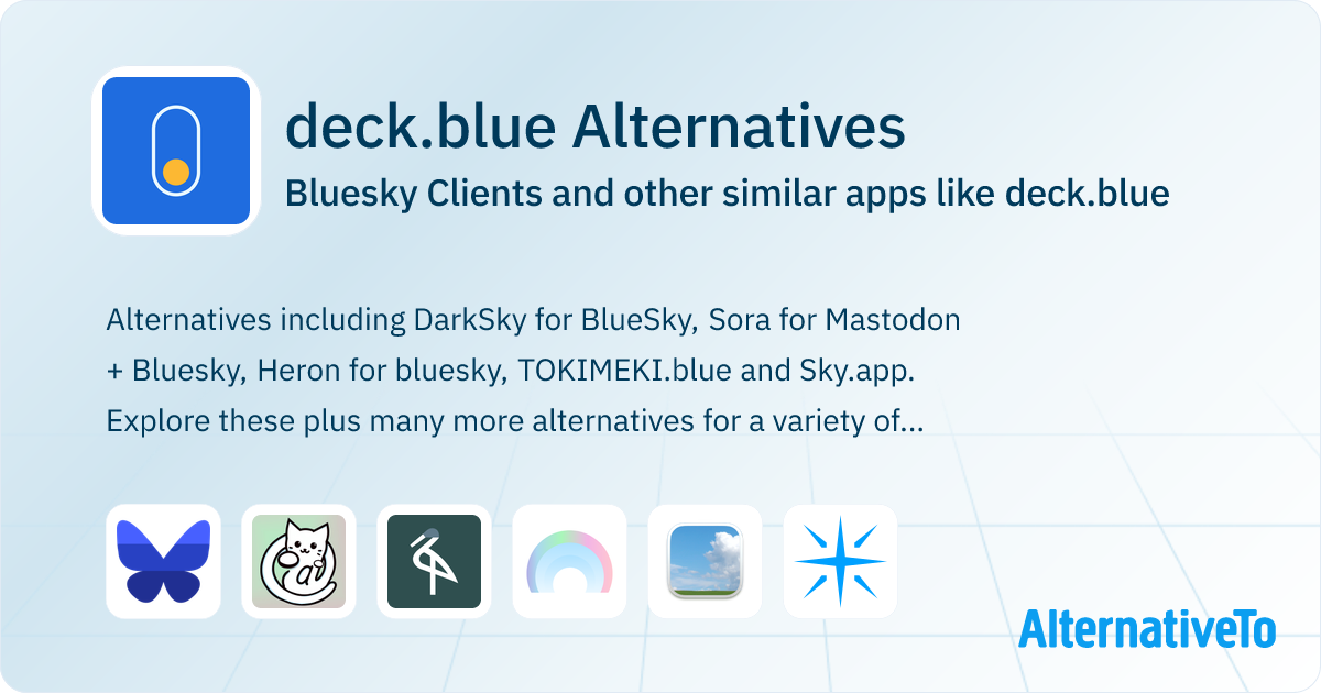 deck.blue Alternatives: Top 9 Bluesky Clients & Similar Websites ...
