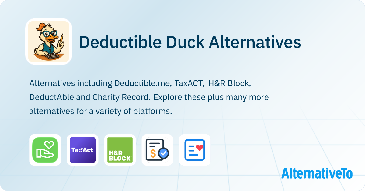 Deductible Duck Alternatives - Explore Similar Sites & Apps | AlternativeTo