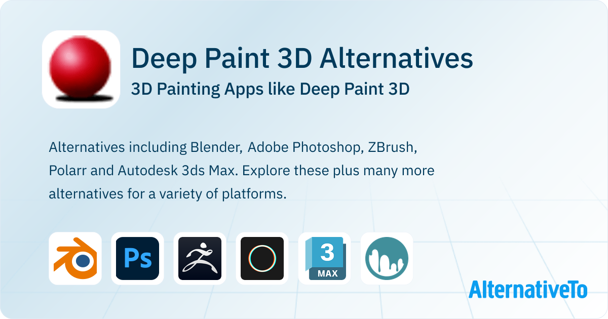 Deep Paint 3D Alternatives: Top 22 3D Painting & Similar Apps ...