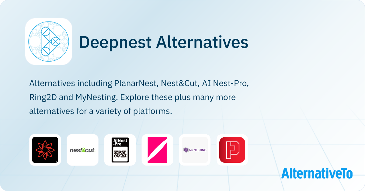 Deepnest Alternatives - Explore Similar Software | AlternativeTo