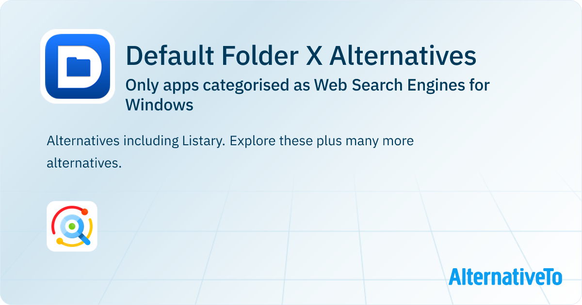 Default Folder X Alternatives for Windows: Top 1 Web Search Engines ...