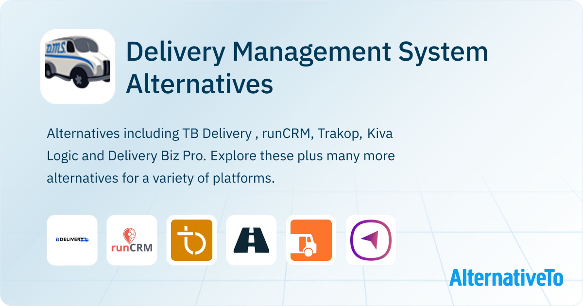 Delivery Management System Alternatives - Explore Similar Apps ...