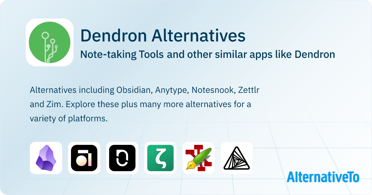 Dendron Alternatives: Top 12 Note-taking Tools & Similar Apps ...