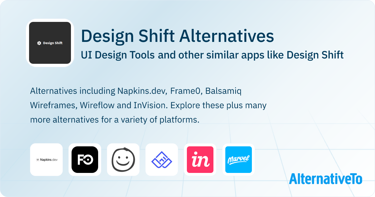 Design Shift Alternatives: Top 12 UI Design Tools & Similar Websites ...