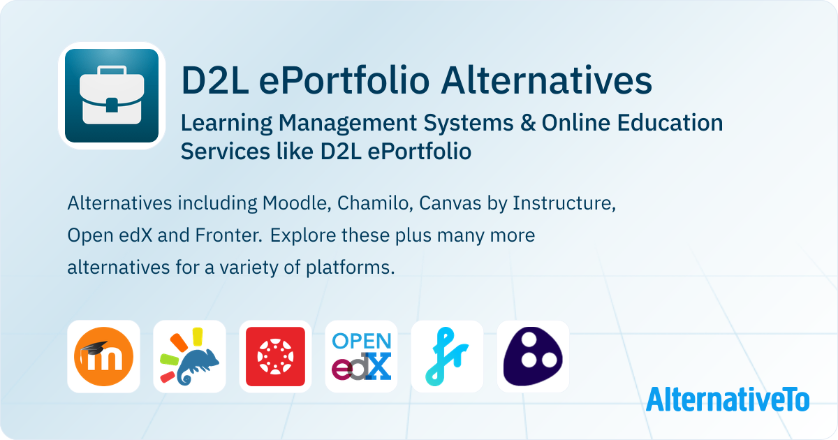 D2L ePortfolio Alternatives: Top 12 Learning Management Systems ...