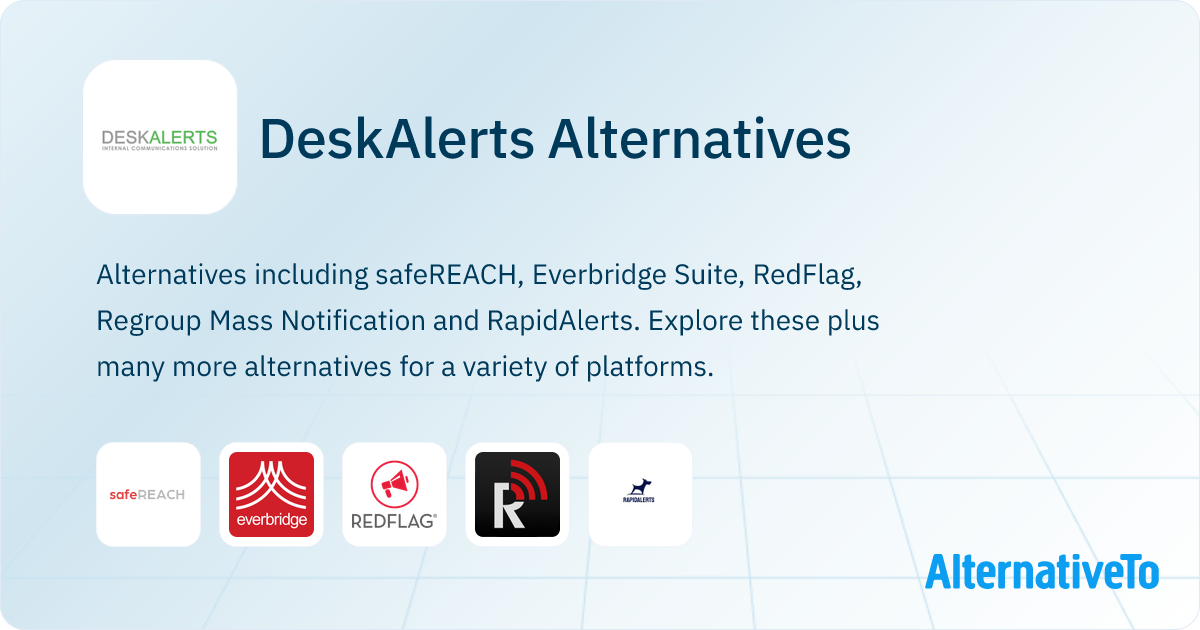 DeskAlerts Alternatives - Explore Similar Sites & Apps | AlternativeTo