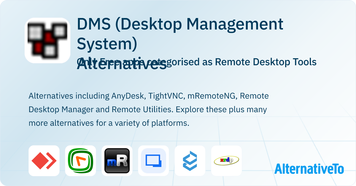 Free DMS (Desktop Management System) Alternatives: Top 9 Remote Desktop ...