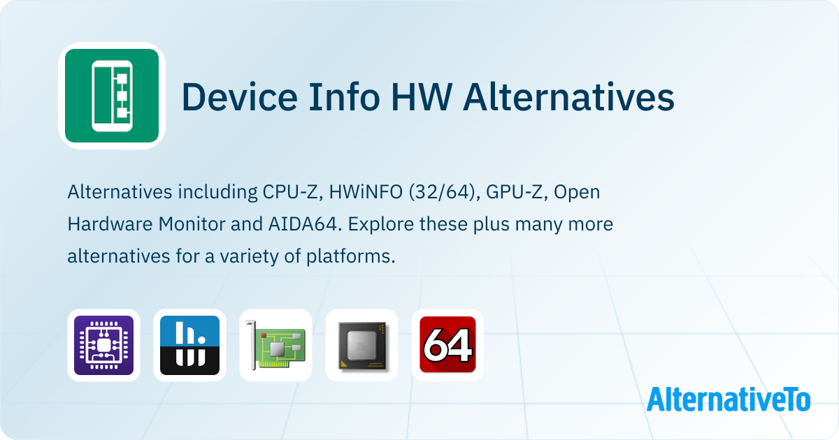 Device Info HW Alternatives and Similar Apps | AlternativeTo