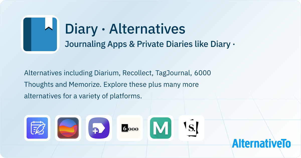 Diary · Alternatives: Top 12 Journaling Apps | AlternativeTo