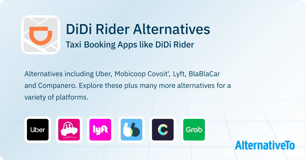 DiDi Rider Alternatives: Top 12 Taxi Booking & Similar Apps | AlternativeTo