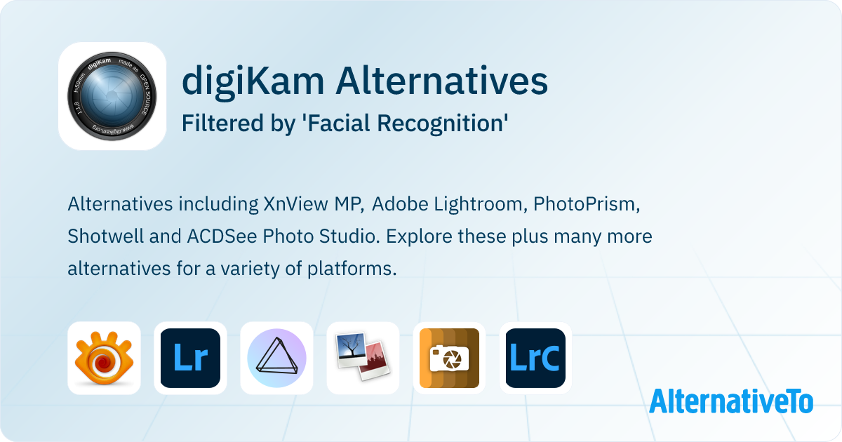 digiKam Alternatives filtered by 'Facial Recognition' | AlternativeTo
