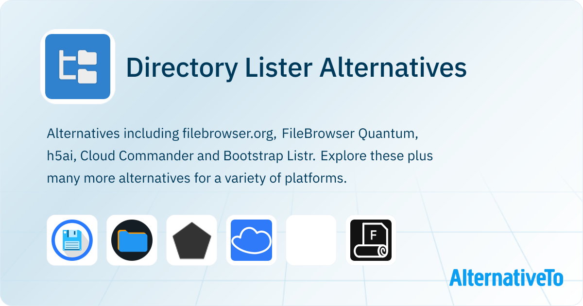 Directory Lister Alternatives - Explore Similar Sites & Apps ...