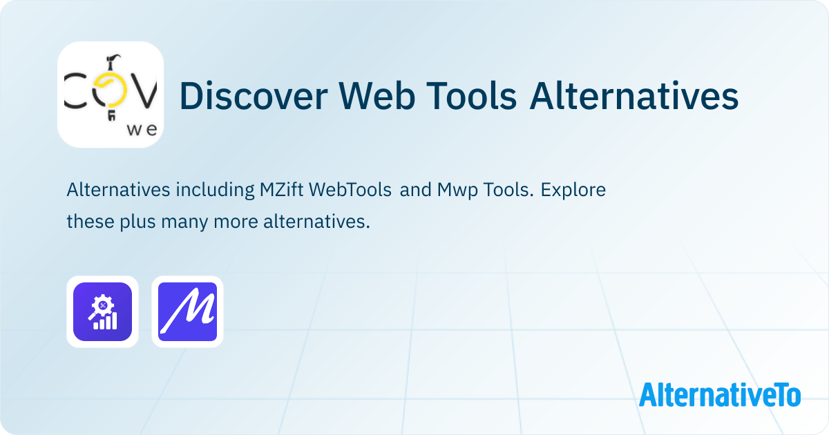 Discover Web Tools Alternatives - Explore Similar Sites & Apps ...