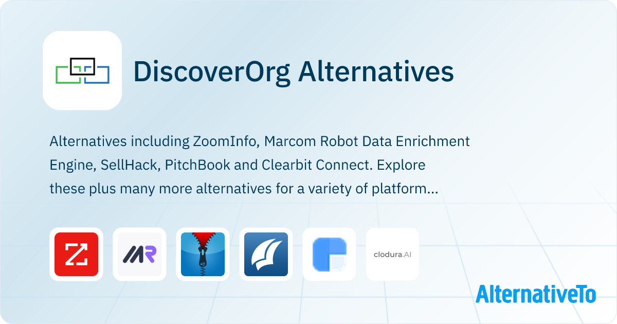 DiscoverOrg Alternatives - Explore Similar Sites & Apps | AlternativeTo