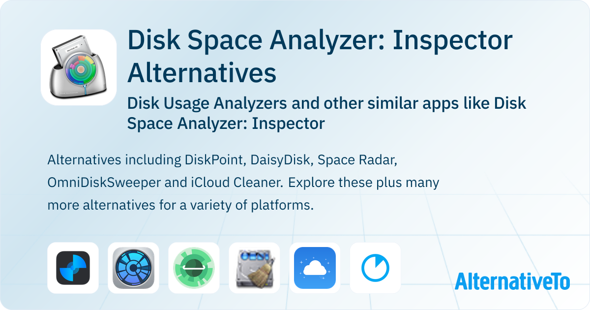 Disk Space Analyzer: Inspector Alternatives: Top 8 Disk Usage Analyzers ...