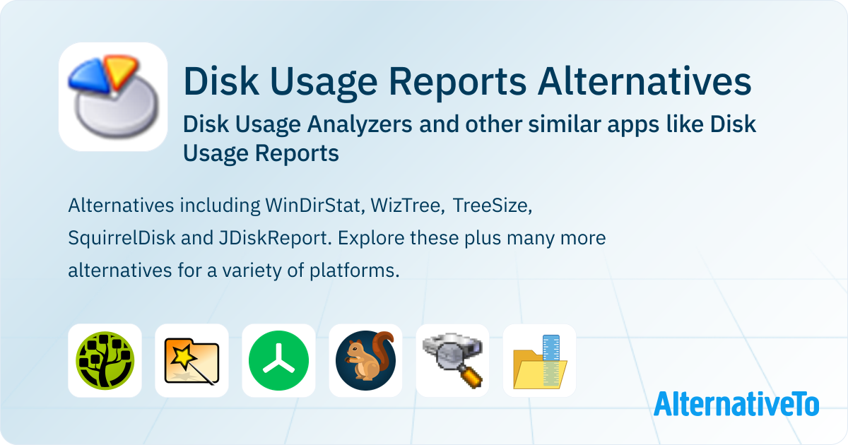 Disk Usage Reports Alternatives: Top 20 Disk Usage Analyzers & Similar ...