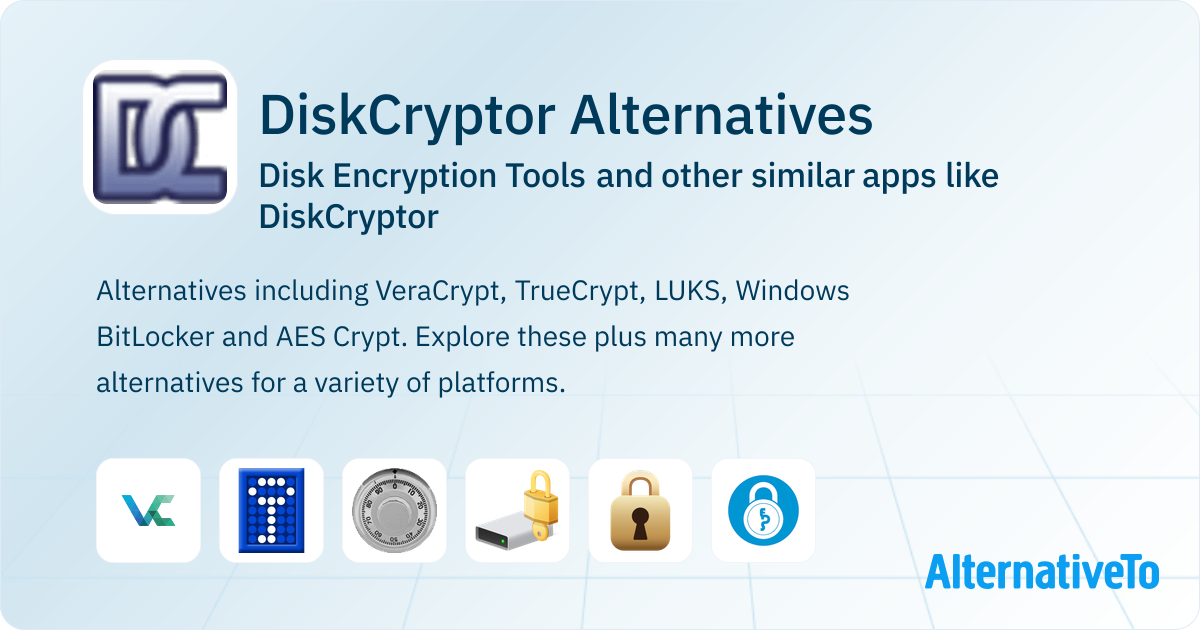 DiskCryptor Alternatives: Top 12 Disk Encryption Tools & Similar Apps ...