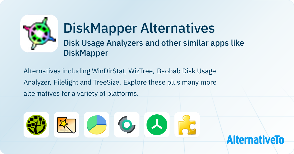 DiskMapper Alternatives: Top 12 Disk Usage Analyzers & Similar Apps ...