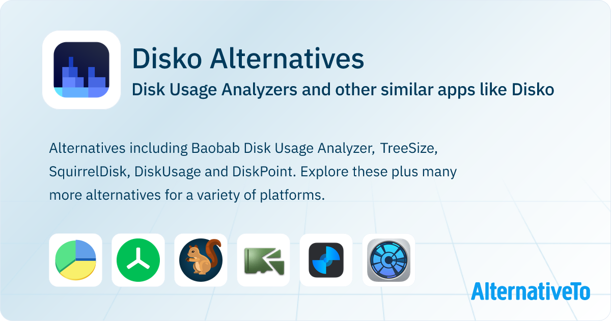 Disko Alternatives: Top 19 Disk Usage Analyzers & Similar Apps ...