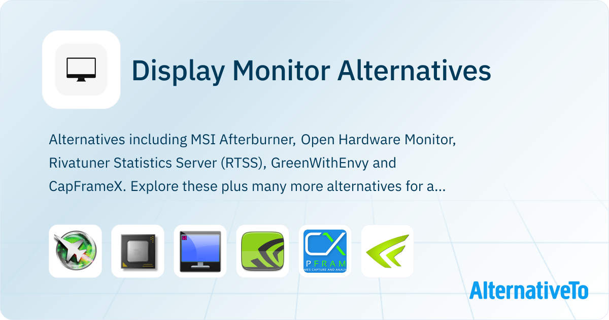 Display Monitor Alternatives - Explore Similar Software | AlternativeTo