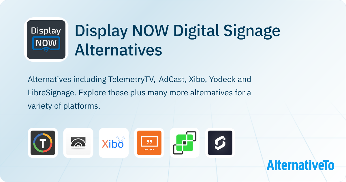 Display NOW Digital Signage Alternatives - Explore Similar Apps ...