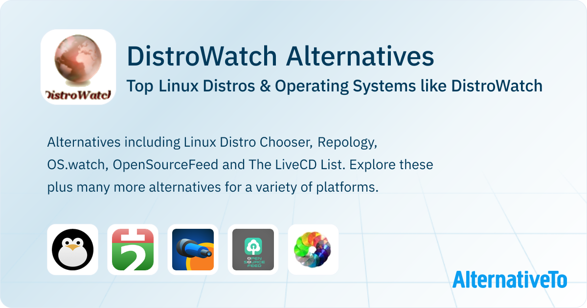 Great DistroWatch Alternatives: Top Linux Distros in 2024 | AlternativeTo