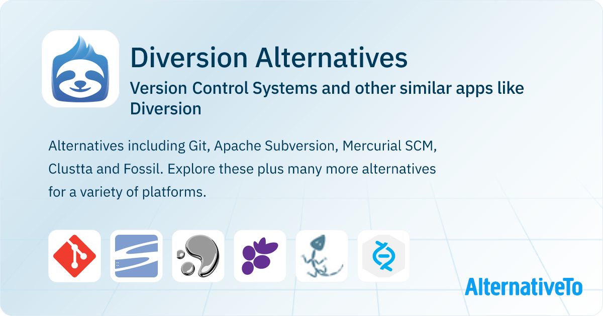 Diversion Alternatives: Top 12 Version Control Systems & Similar Apps ...