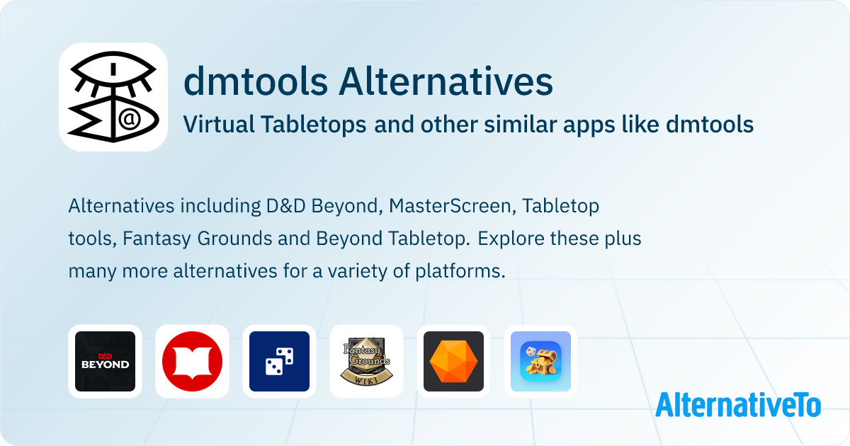 dmtools Alternatives: Top 7 Virtual Tabletops & Similar Apps ...