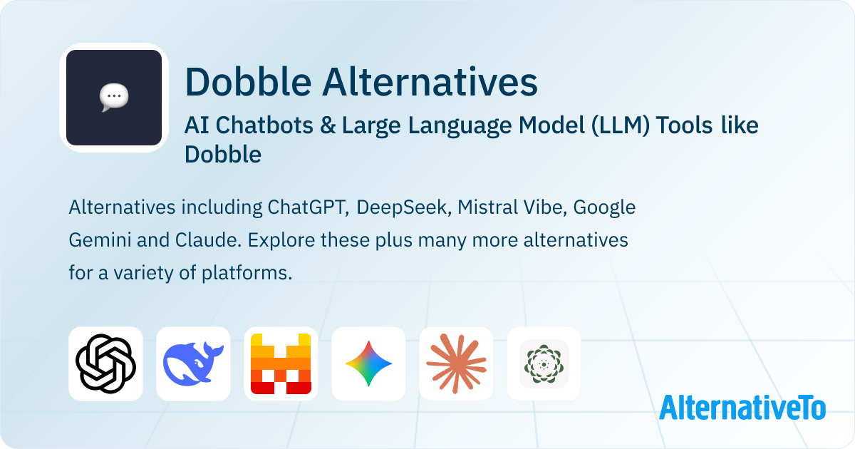 Dobble Alternatives: Top 19 AI Chatbots | AlternativeTo