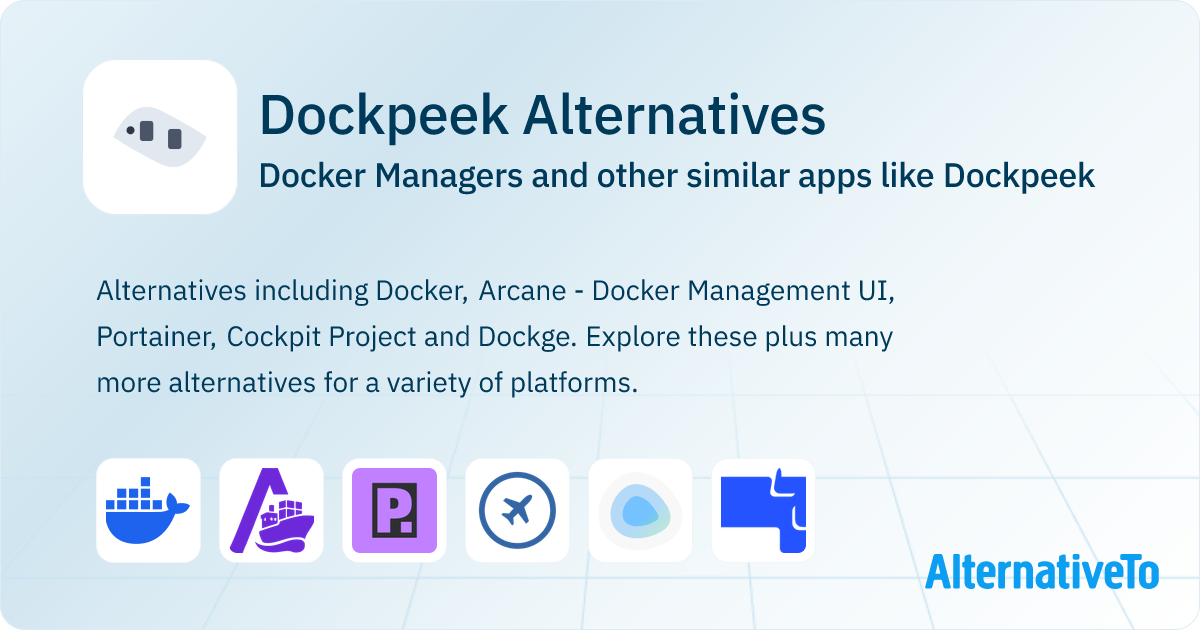 Dockpeek Alternatives: Top 18 Docker Managers & Similar Apps ...