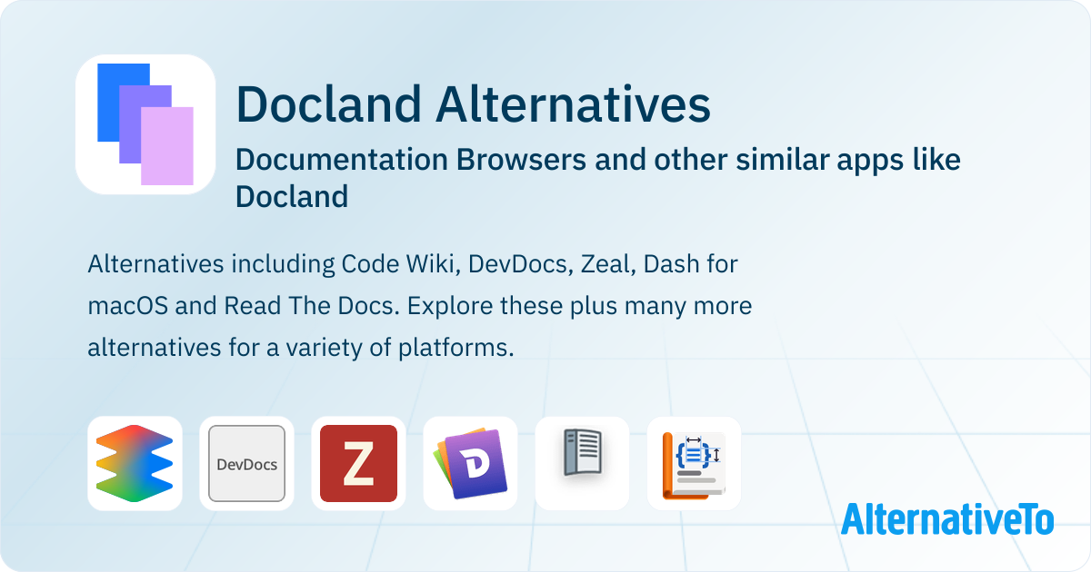 Docland Alternatives: Top 13 Documentation Browsers & Similar Websites ...
