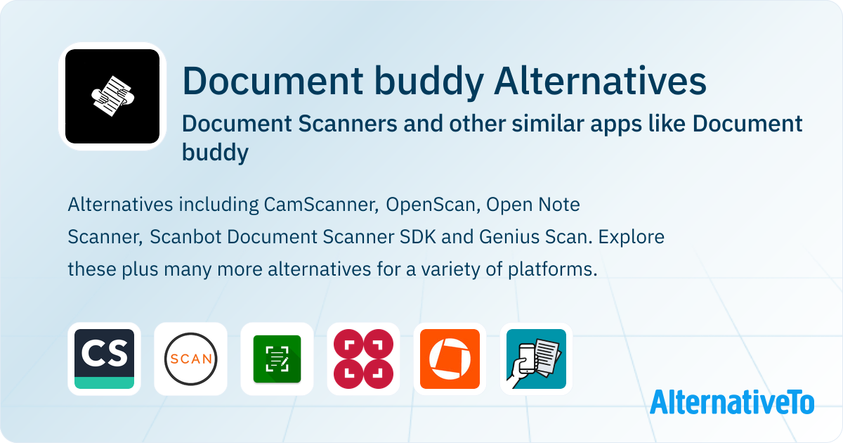Document buddy Alternatives: Top 12 Document Scanners & Similar Apps ...