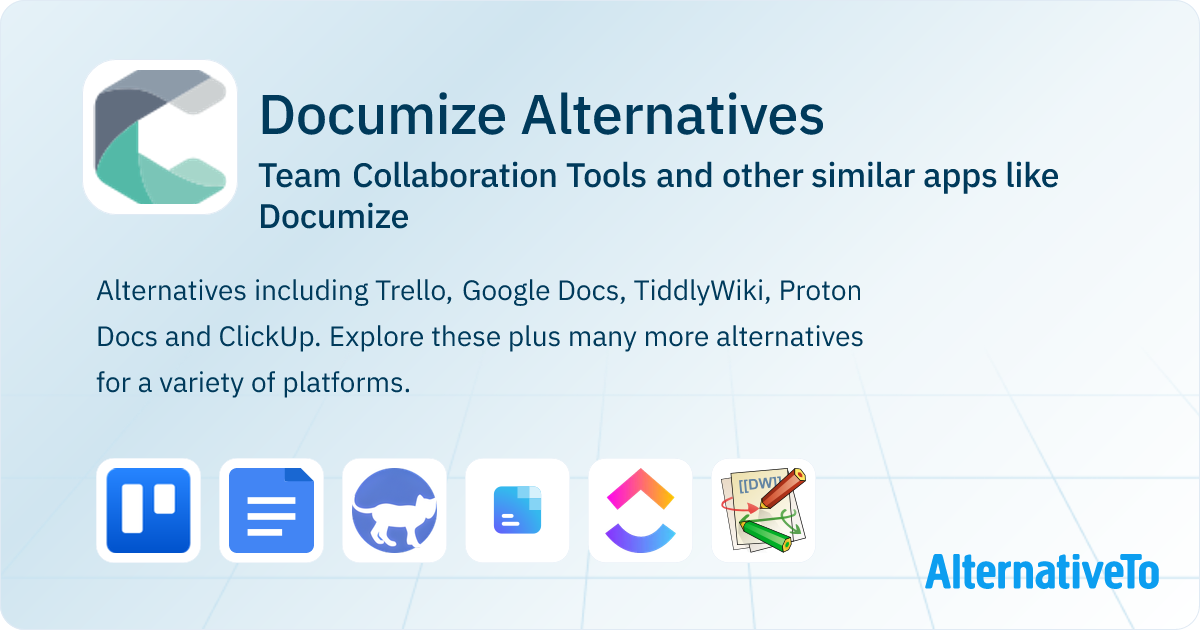 Documize Alternatives: Top 12 Team Collaboration Tools & Similar Apps ...