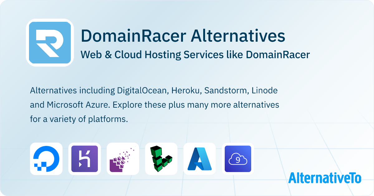 DomainRacer Alternatives: Top 12 Web Hosting Services | AlternativeTo