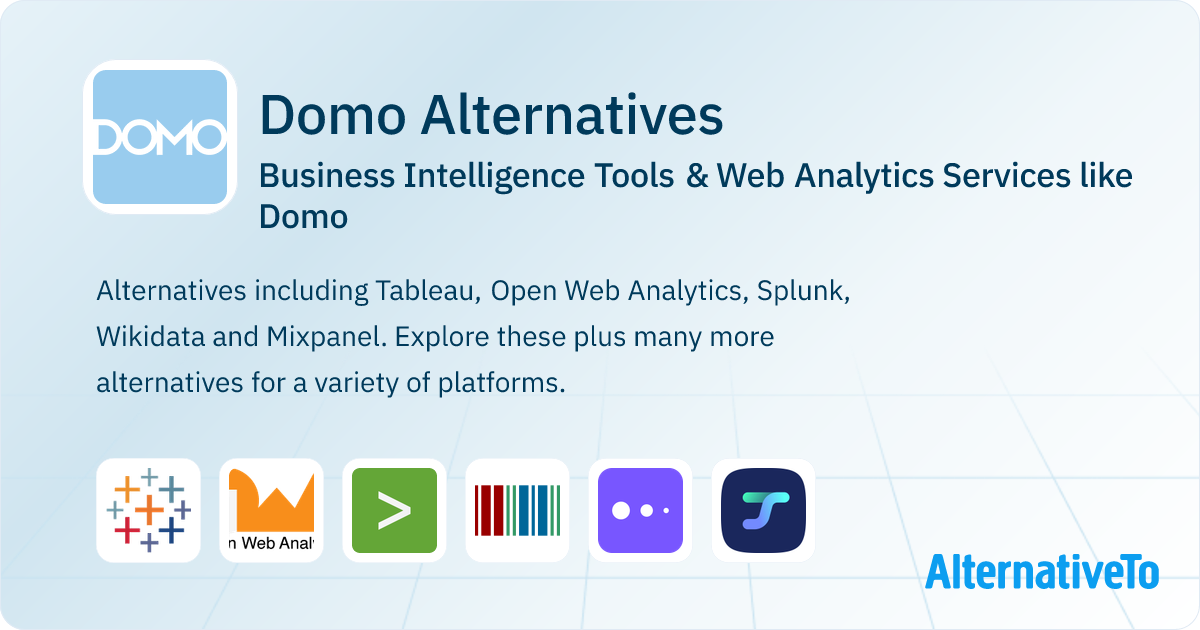 Domo Competitors: Top 12 Alternative Business Intelligence Tools ...