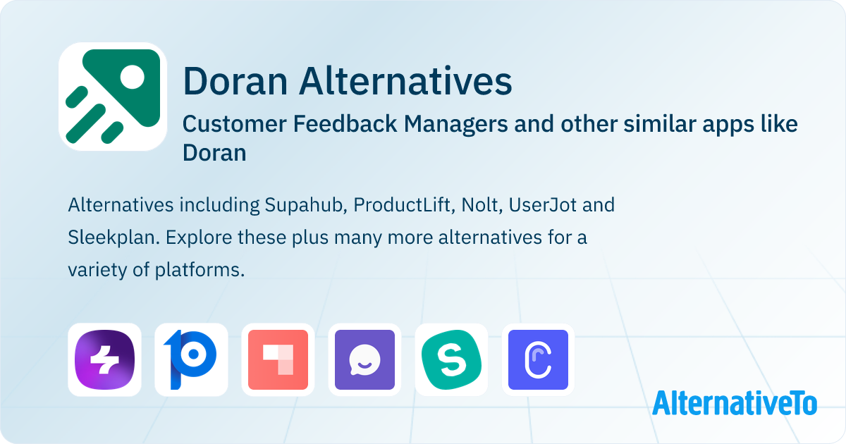 Doran Alternatives: Top 12 Customer Feedback Managers & Similar ...