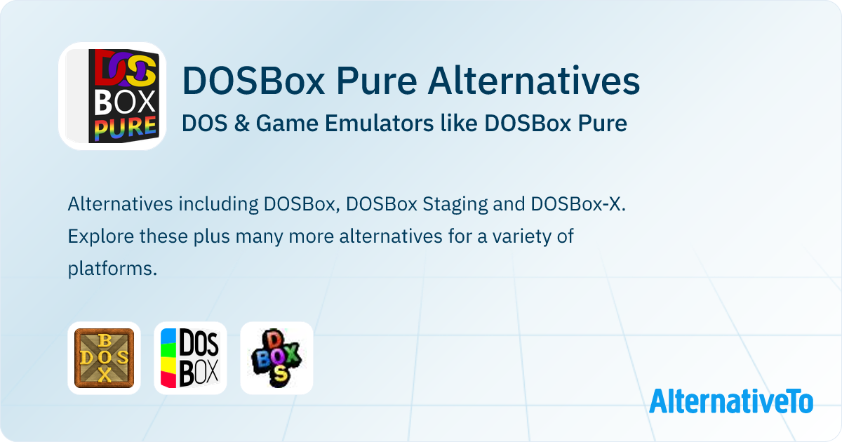 DOSBox Pure Alternatives: Top 3 DOS & Game Emulators | AlternativeTo