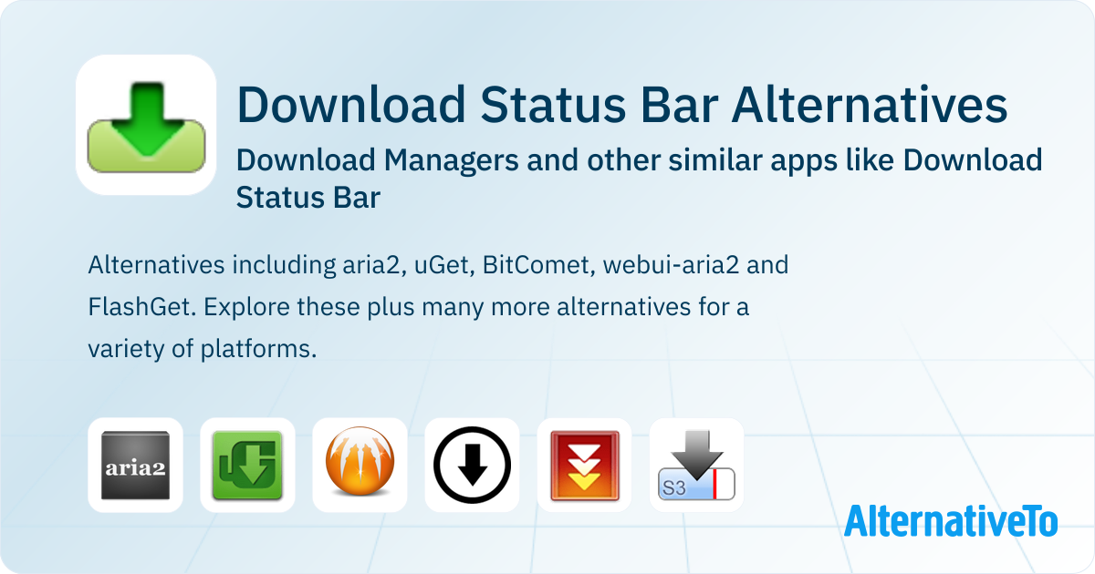 Download Status Bar Alternatives: Top 22 Download Managers & Similar ...