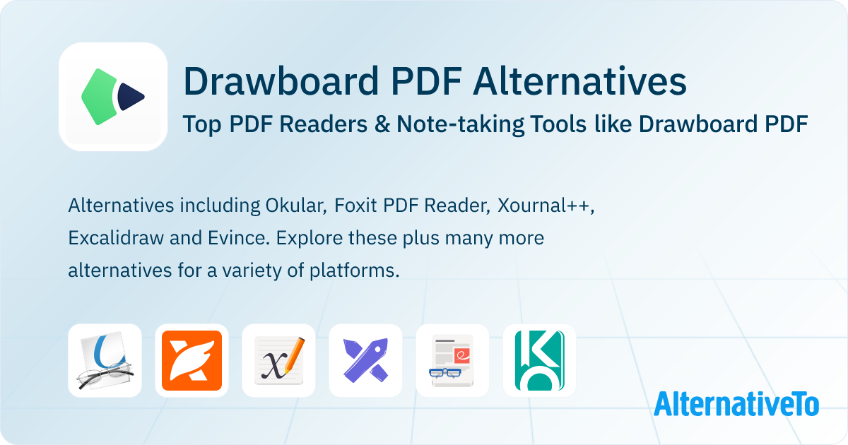 Great Drawboard PDF Alternatives: Top PDF Readers in 2026 | AlternativeTo