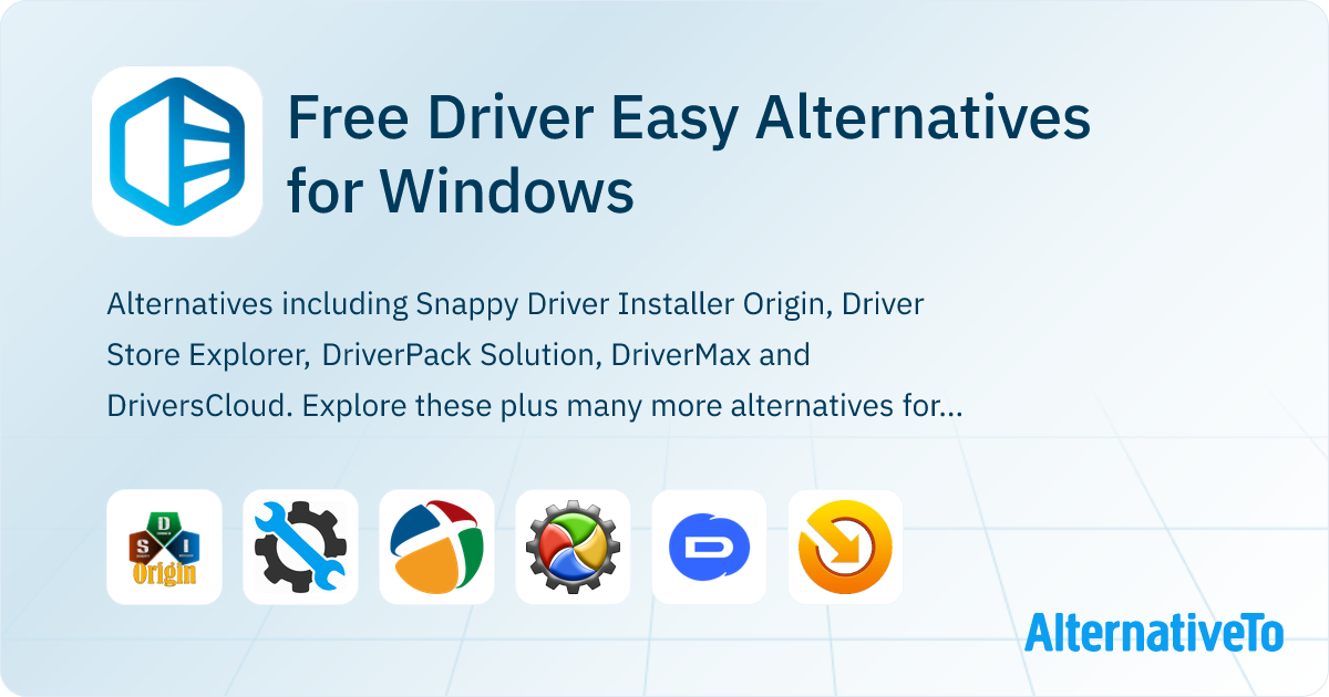Free Driver Easy Alternatives for Windows: Driver Updaters & Similar ...