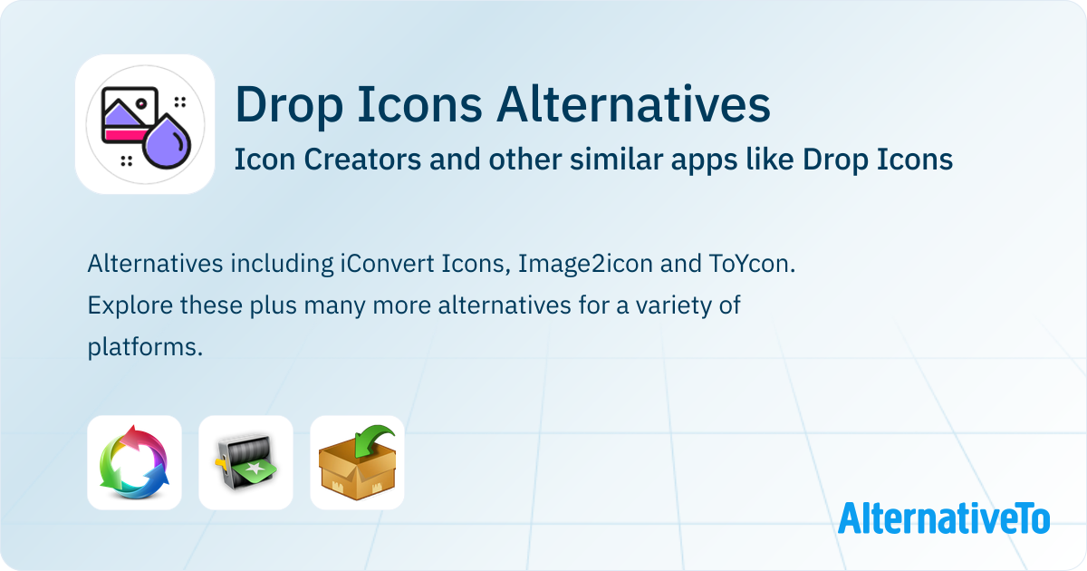 Drop Icons Alternatives: Top 2 Icon Creators & Similar Apps | AlternativeTo