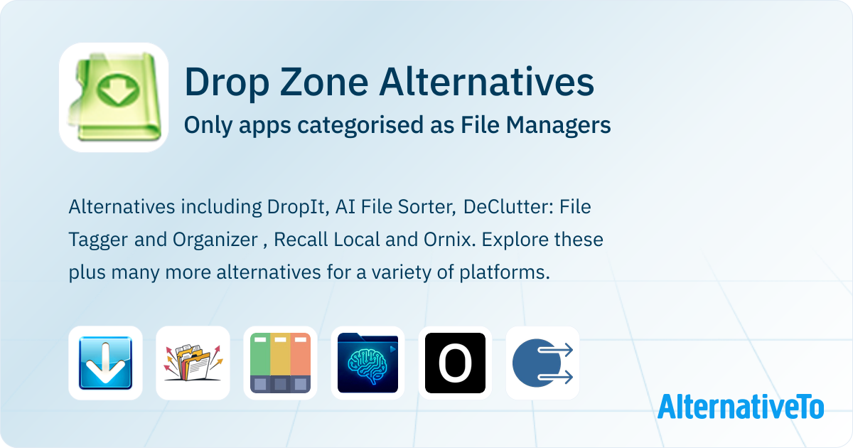 Drop Zone Alternatives: Top 11 File Managers | AlternativeTo