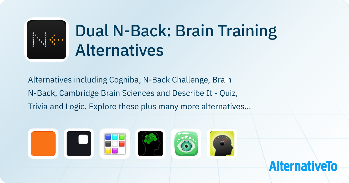 Dual N-Back: Brain Training Alternatives - Explore Similar Apps ...